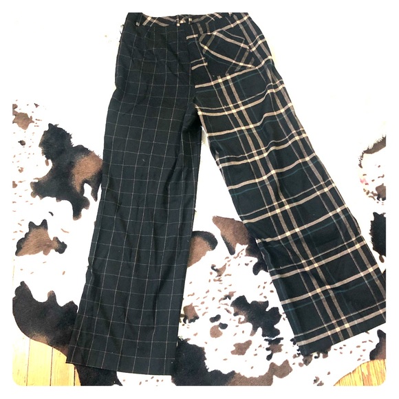 1. State | Pants & Jumpsuits | State Mixed Print Wide Leg Trousers ...